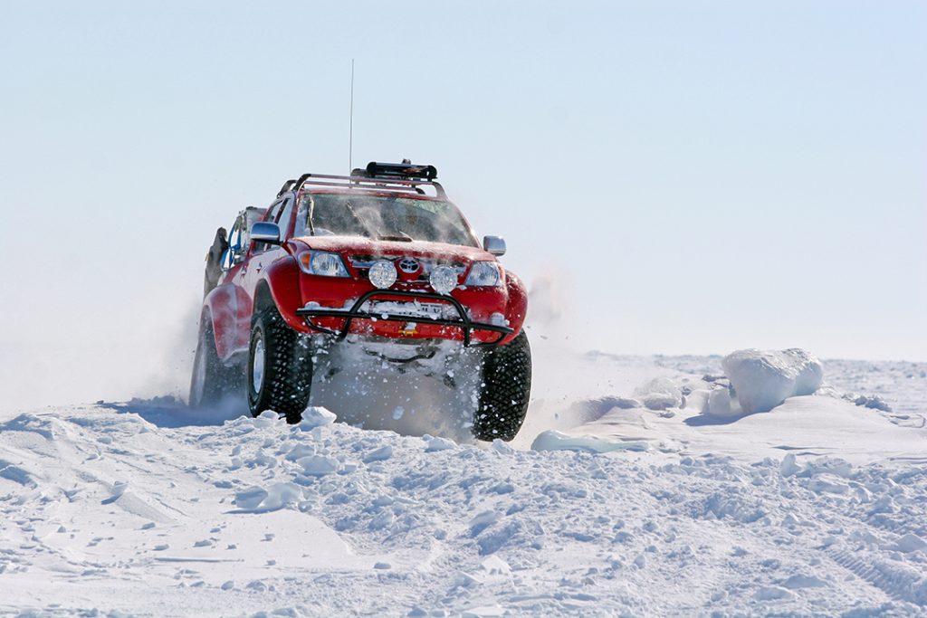 Arctic Trucks' Specialized Vehicles for Polar Exploration
